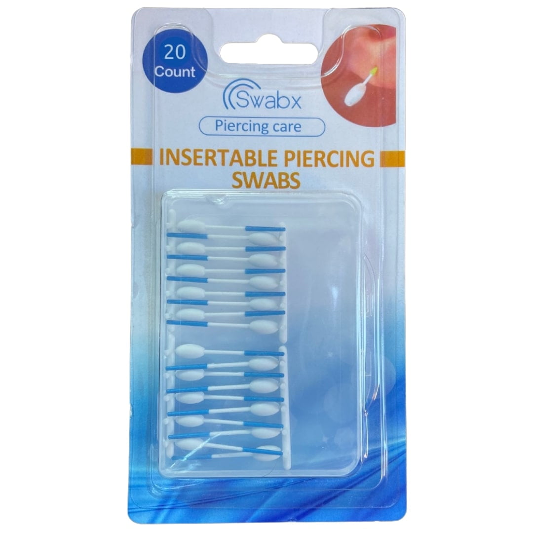 Piercing Aftercare Cleaner By Swabx 20 Count - Walmart.com