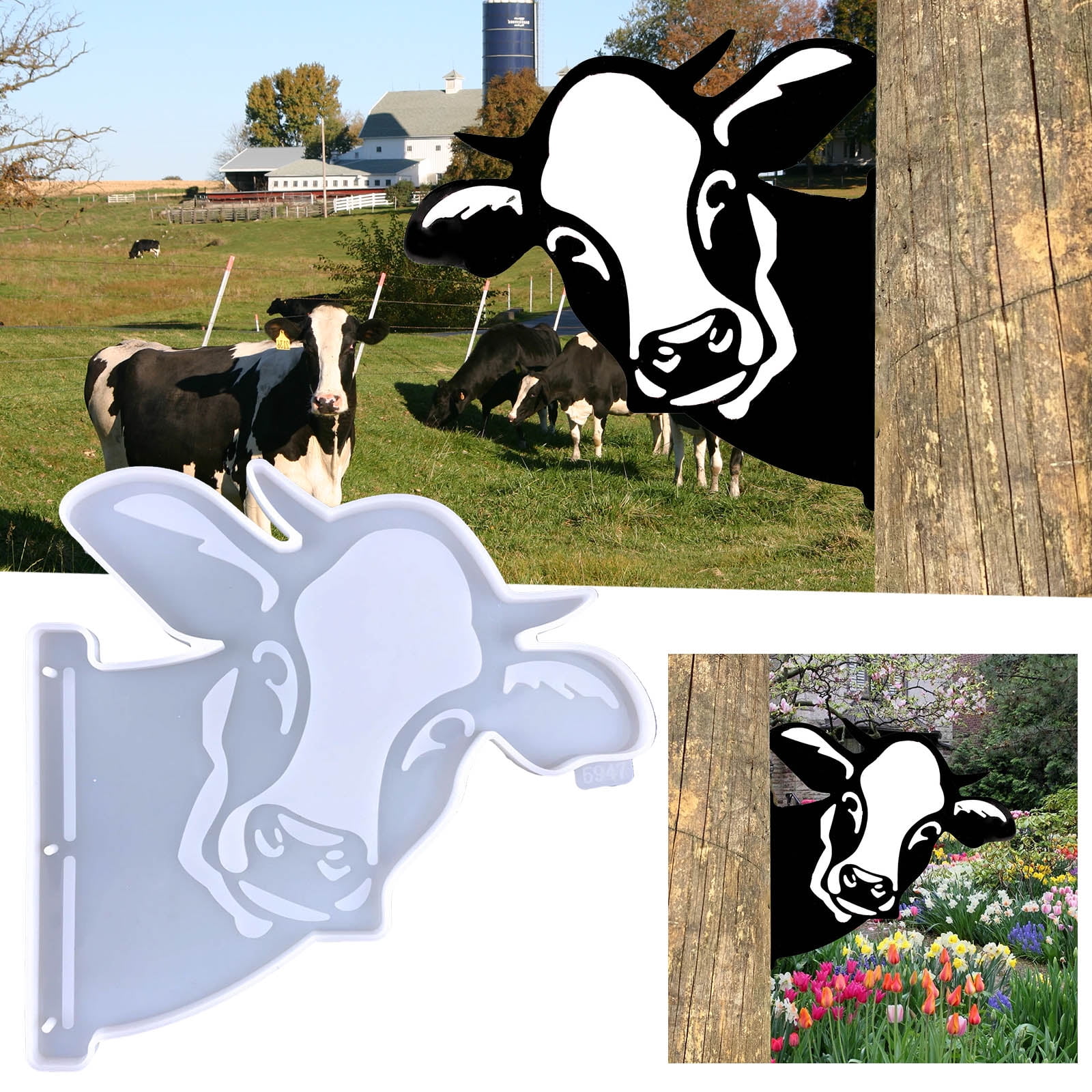 Piercing Ball Grabber Tool Diy Farm Cow Head Decorative Rubber Tools ...