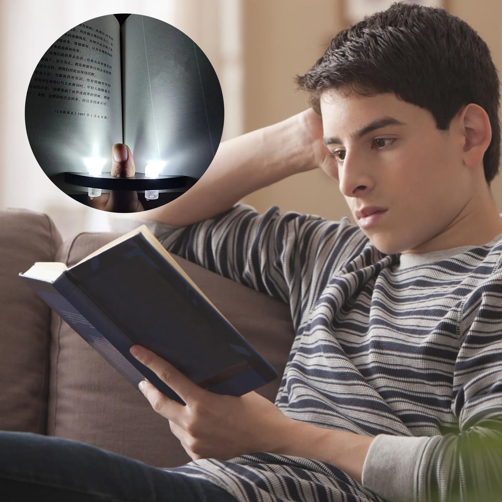 Piercing Ball Grabber Tool LED Light Up Thumb Book Easy Book Opener ...