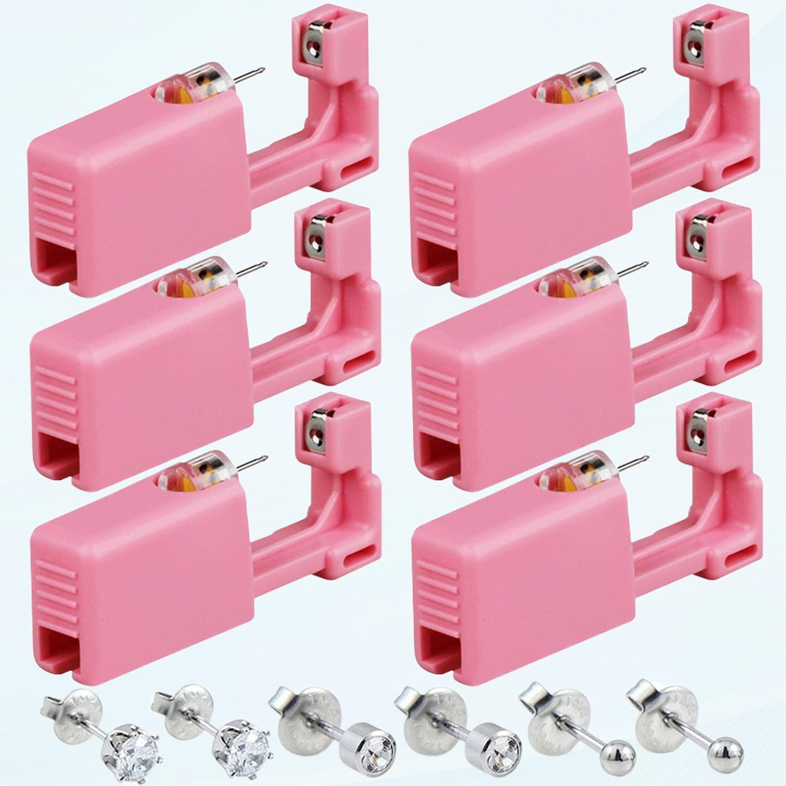 Piercing Gun Kit - 6-Pack Self-Piercing Kit Disposable Piercing Tools ...