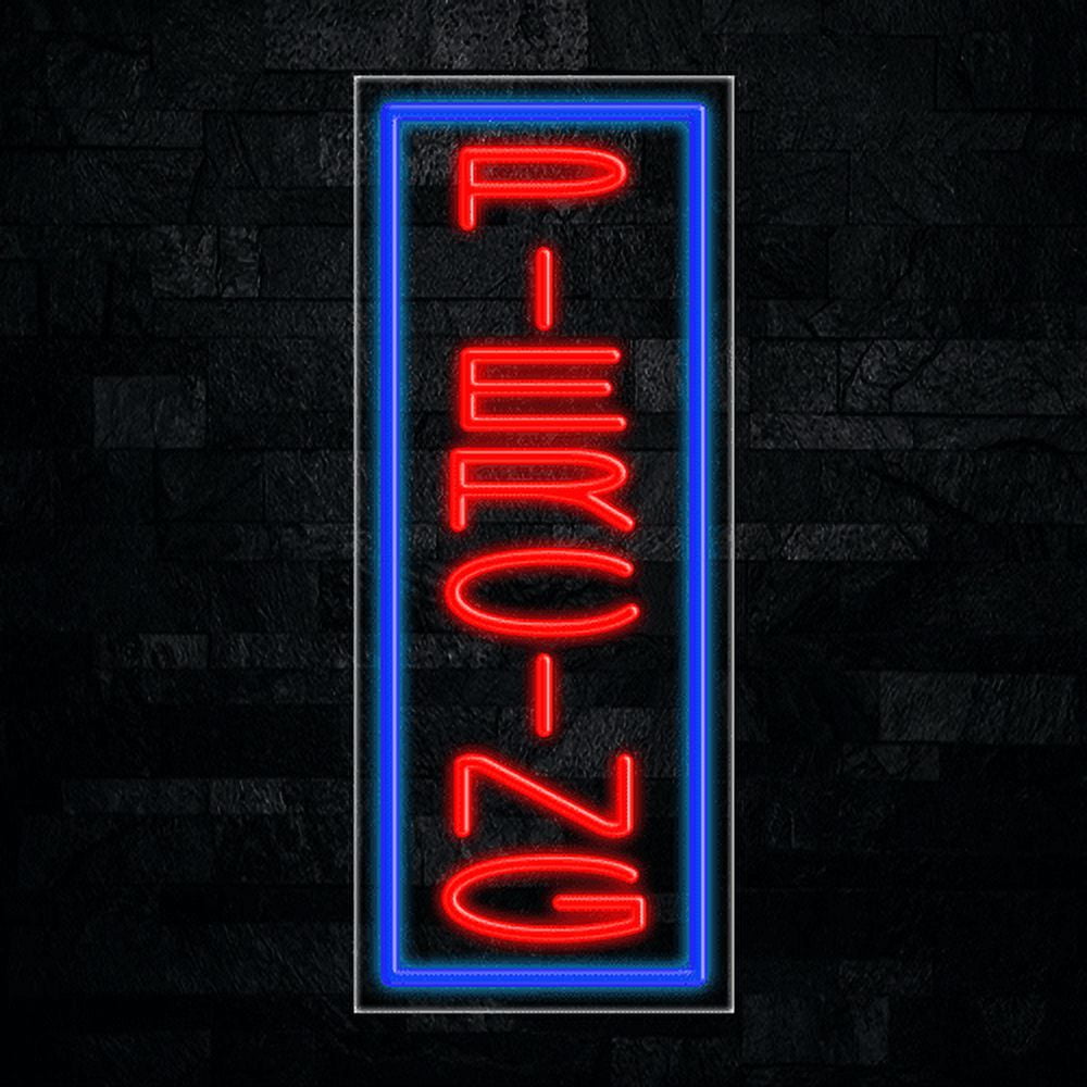 Piercing-LED Neon Sign 12"L x 30"H #30662 - Walmart.com