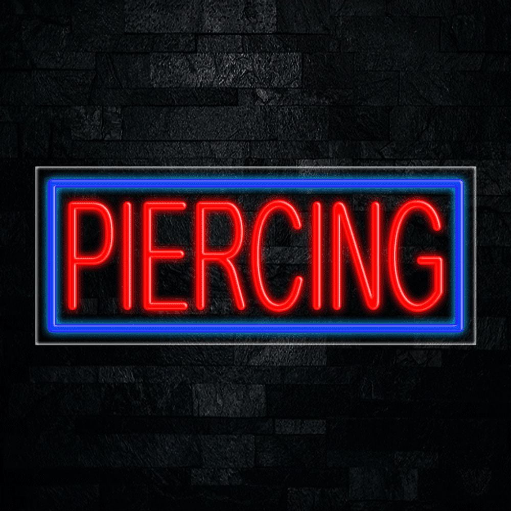 Piercing-LED Neon Sign 30"L x 12"H #30606 - Walmart.com