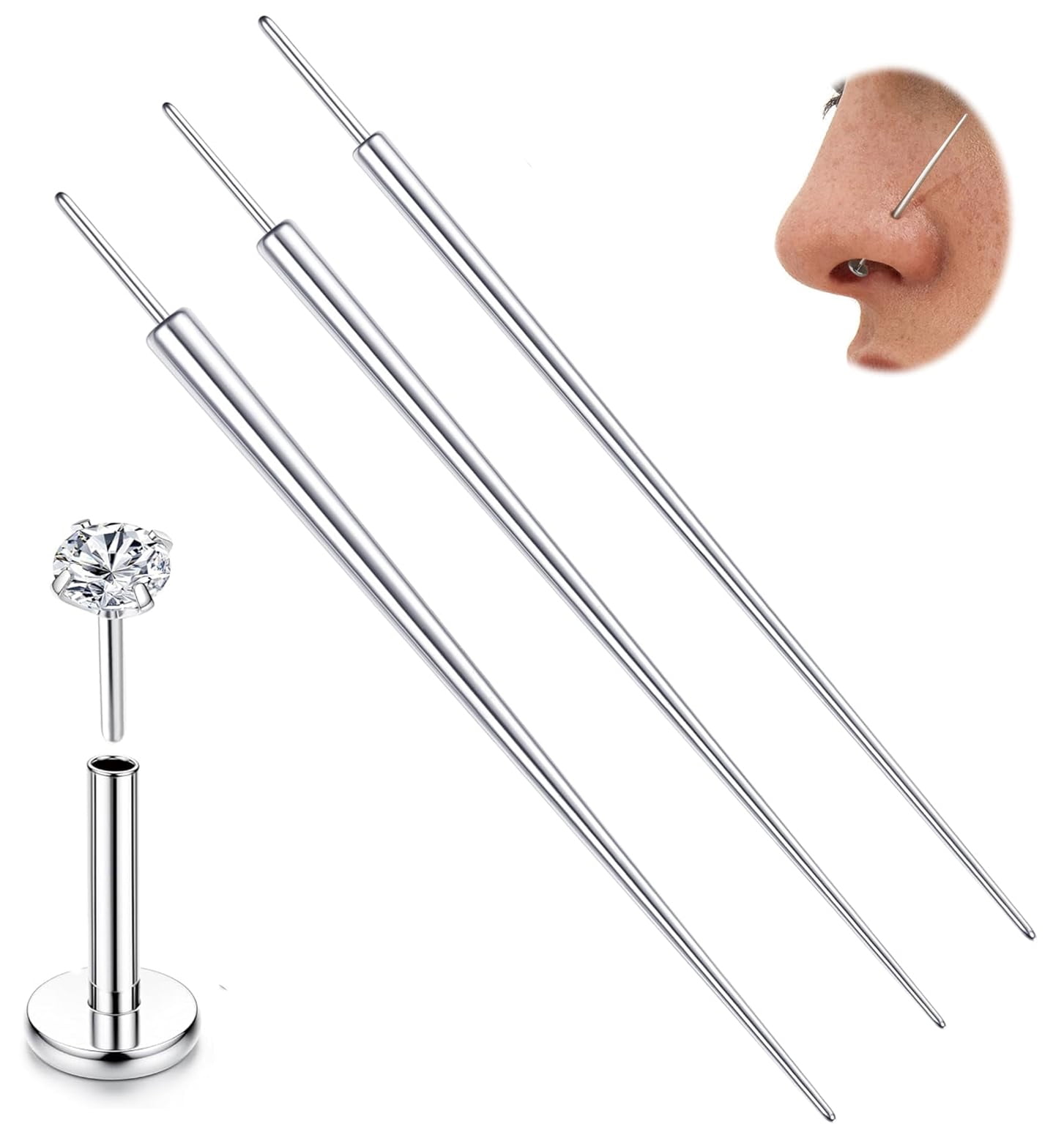 Briana Williams Threadless Piercing Taper, 20G 18G 16G Stainless Steel ...