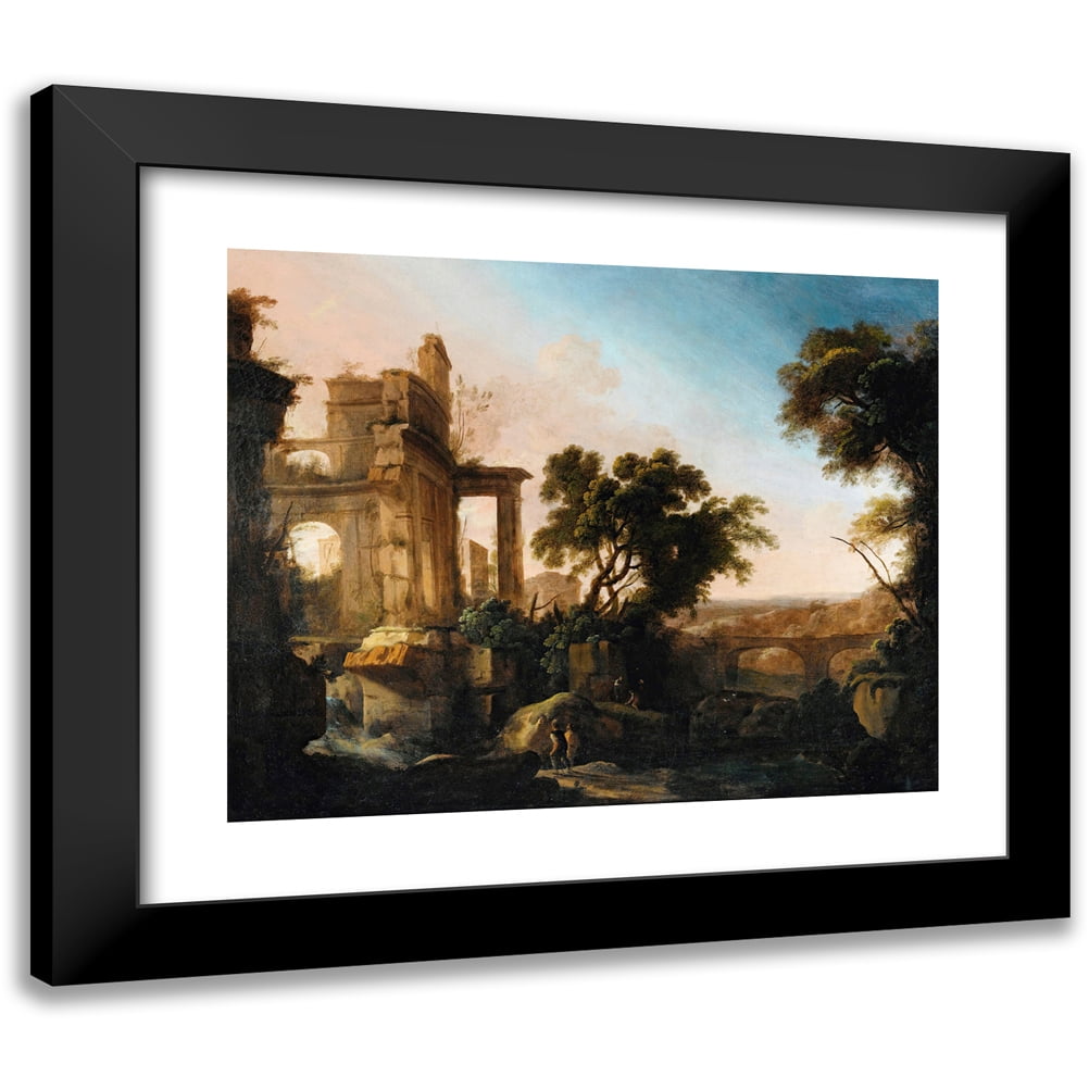 Pierre Antoine Patel the younger 24x20 Black Modern Framed Museum Art ...
