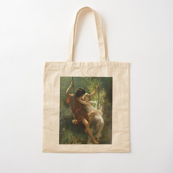 Springtime, By Pierre Auguste Cot. Cotton Tote Bag Canvas Tote Bag ...