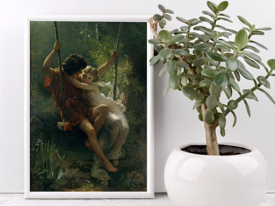 Pierre-Auguste Cot Springtime, Fine Art Poster, Museum Poster, Gallery ...