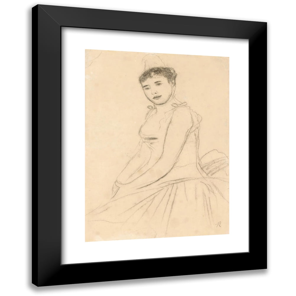 Pierre-Auguste Renoir 11x14 Black Modern Framed Museum Art Print Titled - Rosita Mauri in ‘La ...