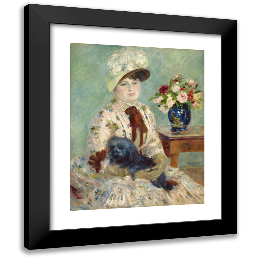Pierre Auguste Renoir 15x18 Black Modern Framed Museum Art Print Titled