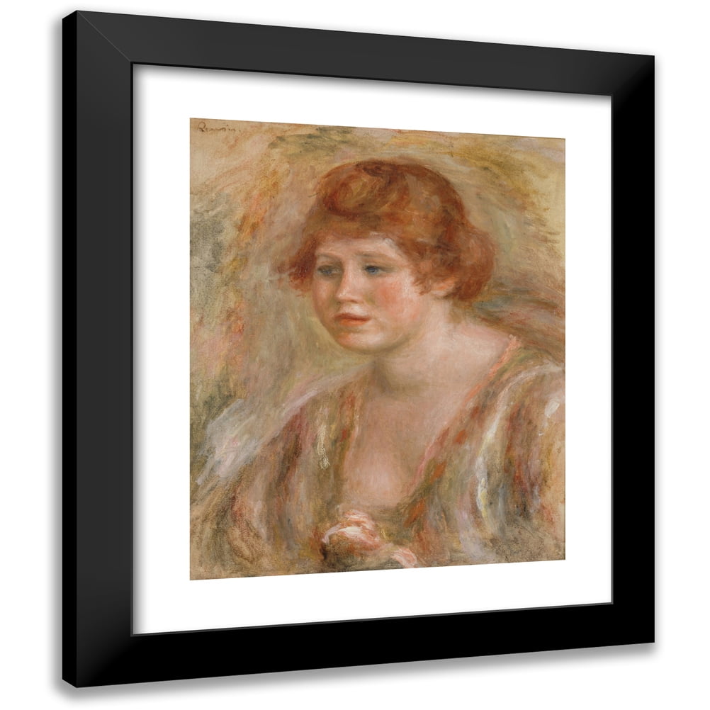 Pierre Auguste Renoir 15x18 Black Modern Framed Museum Art Print Titled