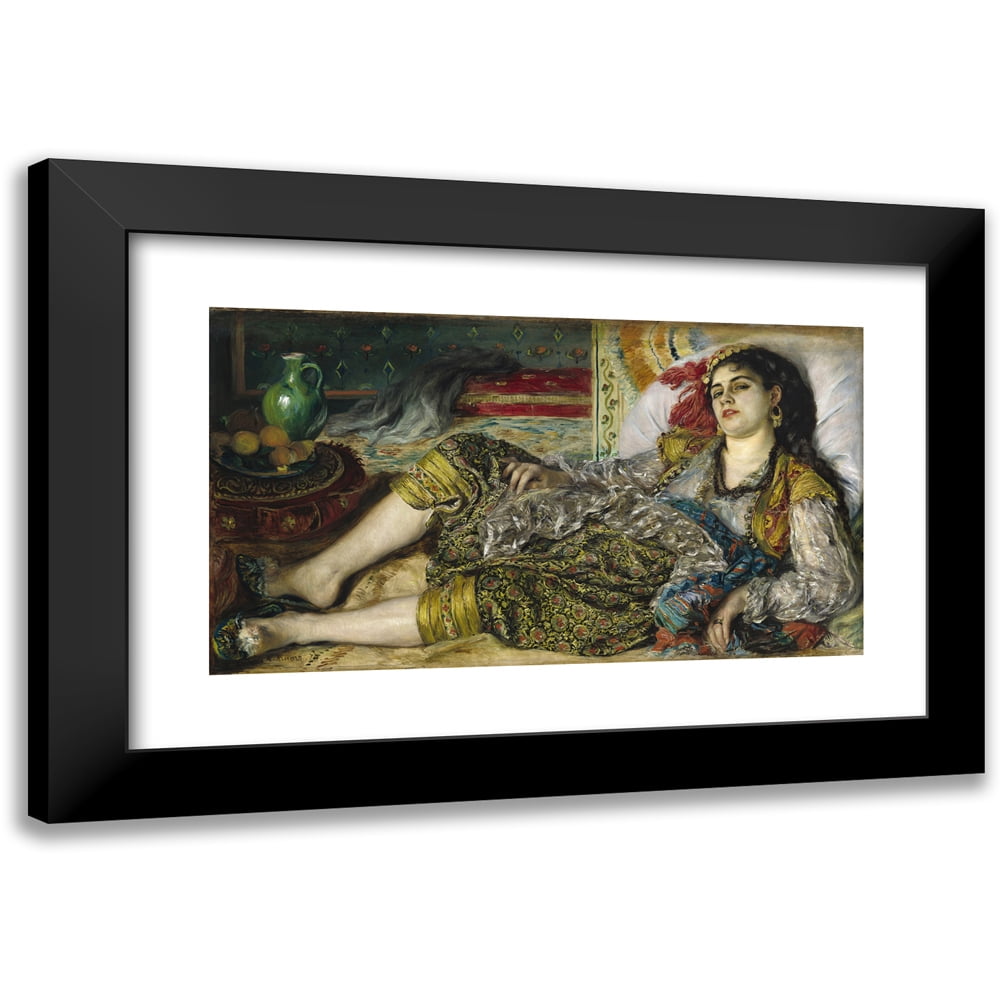 Pierre-Auguste Renoir 24x15 Black Modern Framed Museum Art Print Titled ...