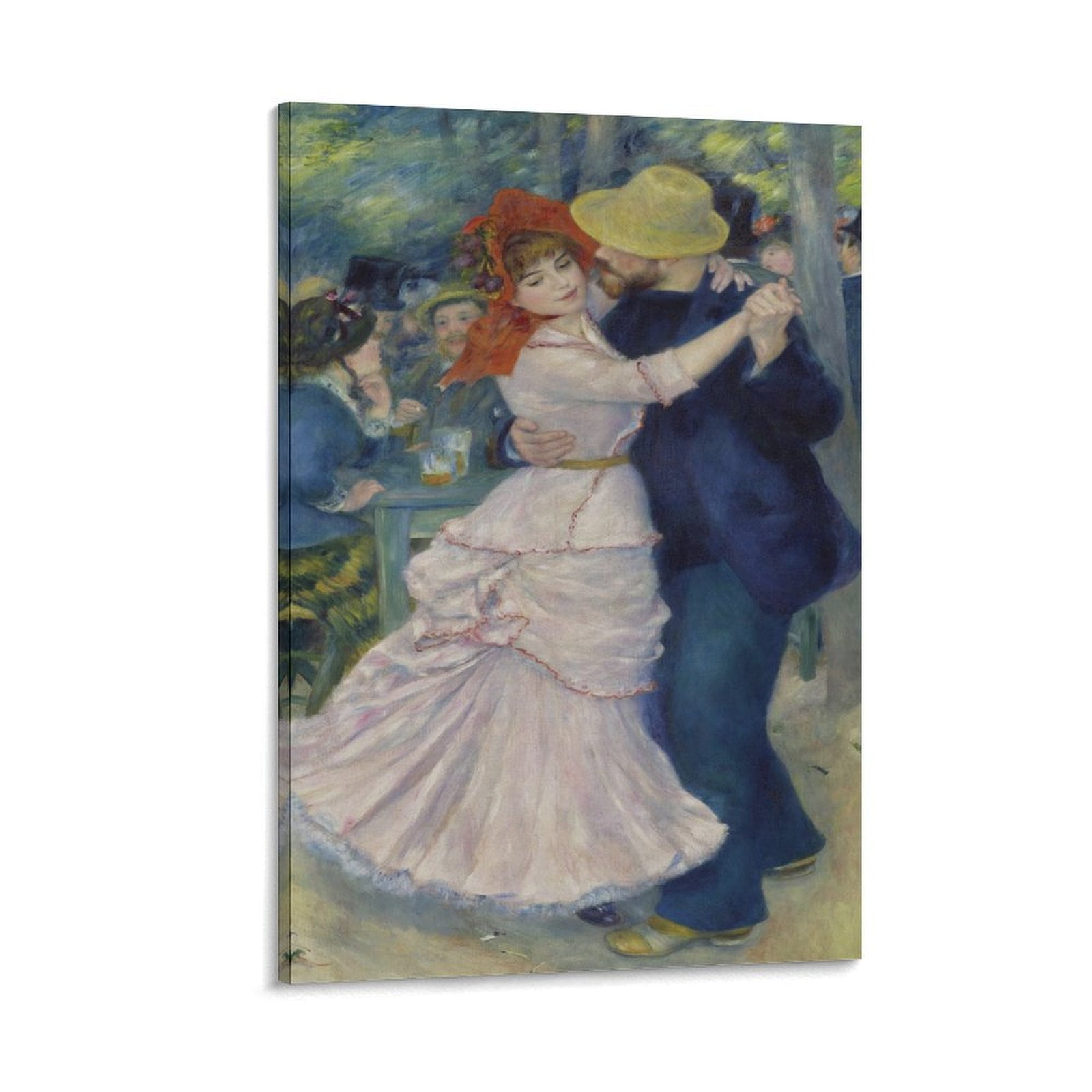 Pierre Auguste Renoir Dance at Bougival Painting Art Poster Room ...