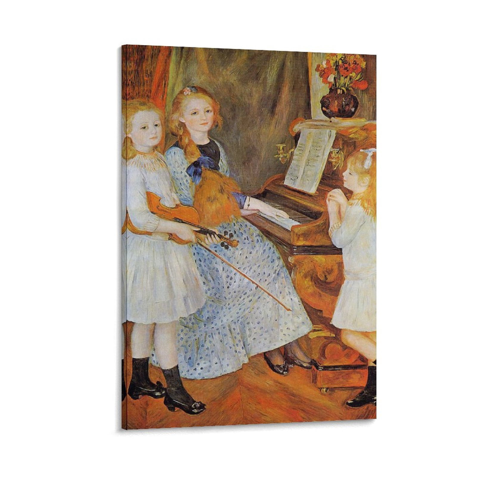 Pierre Auguste Renoir Print Painting The Daughters of Catulle Mendes ...