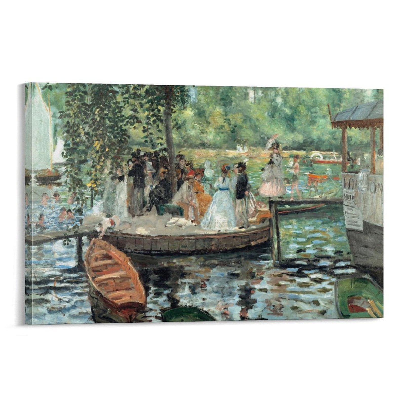 Pierre Auguste Renoir Print Painting La Grenouillere Poster Decorative ...