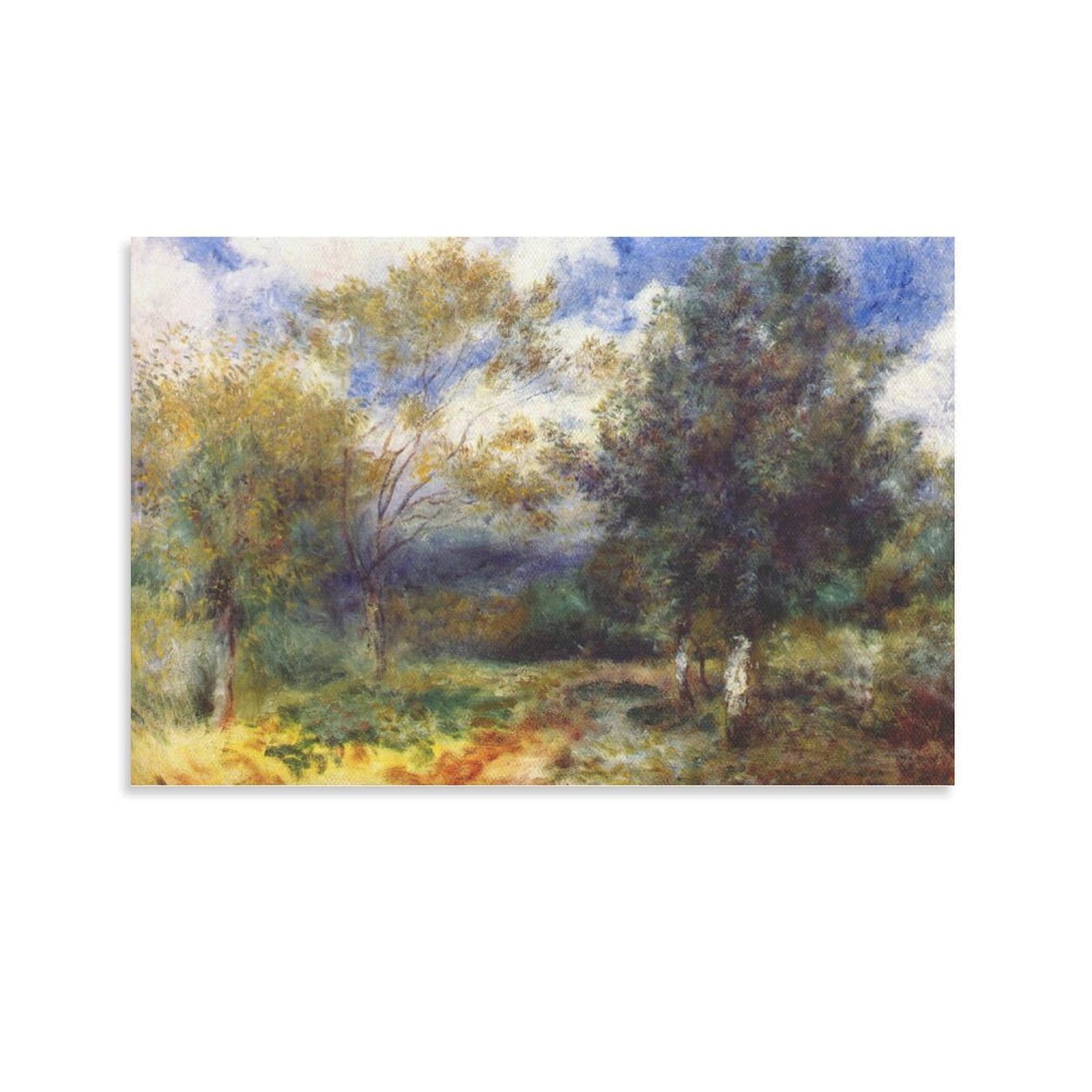 Pierre Auguste Renoir Print Painting Landscape in The Sun Room ...
