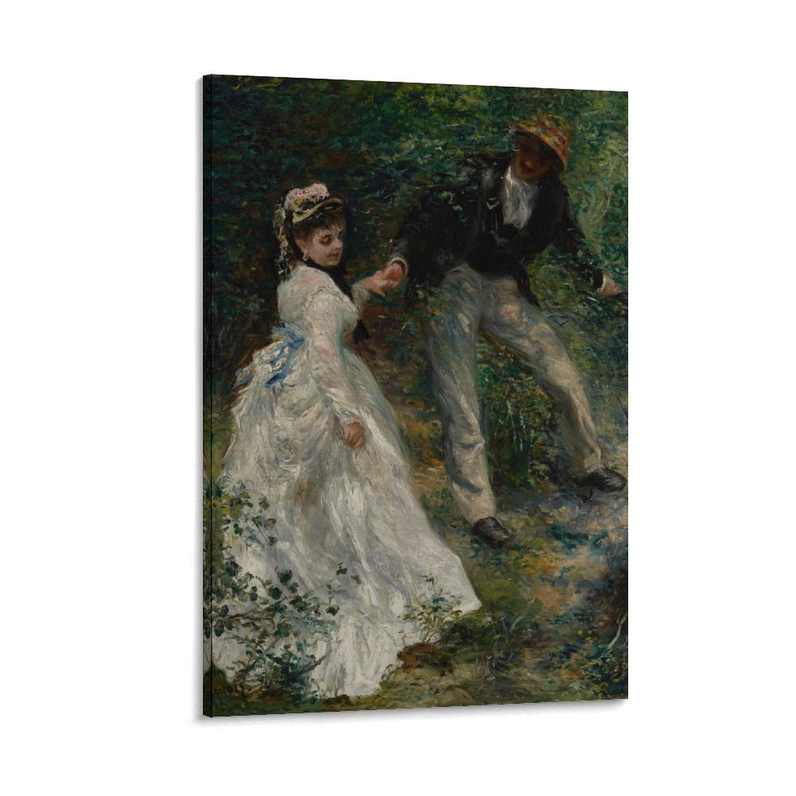 Pierre Auguste Renoir Print Painting The Promenade Artworks Picture ...