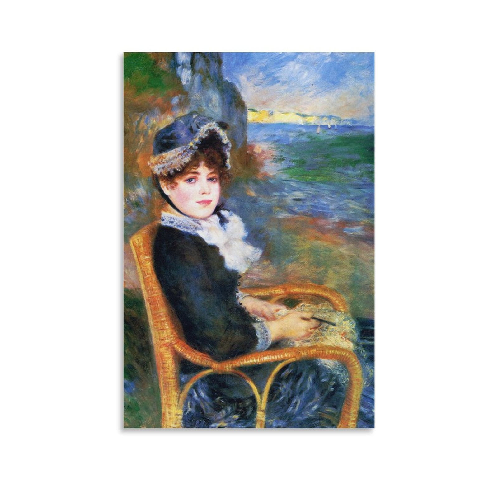 Pierre Auguste Renoir Print Painting By The Seashore Artworks Picture ...