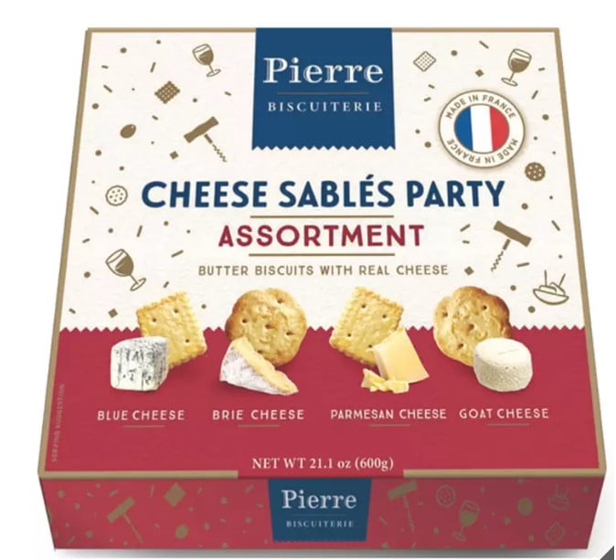 Pierre Biscuiterie Cheese Sables Party Assortment 21.16 Ounces ...