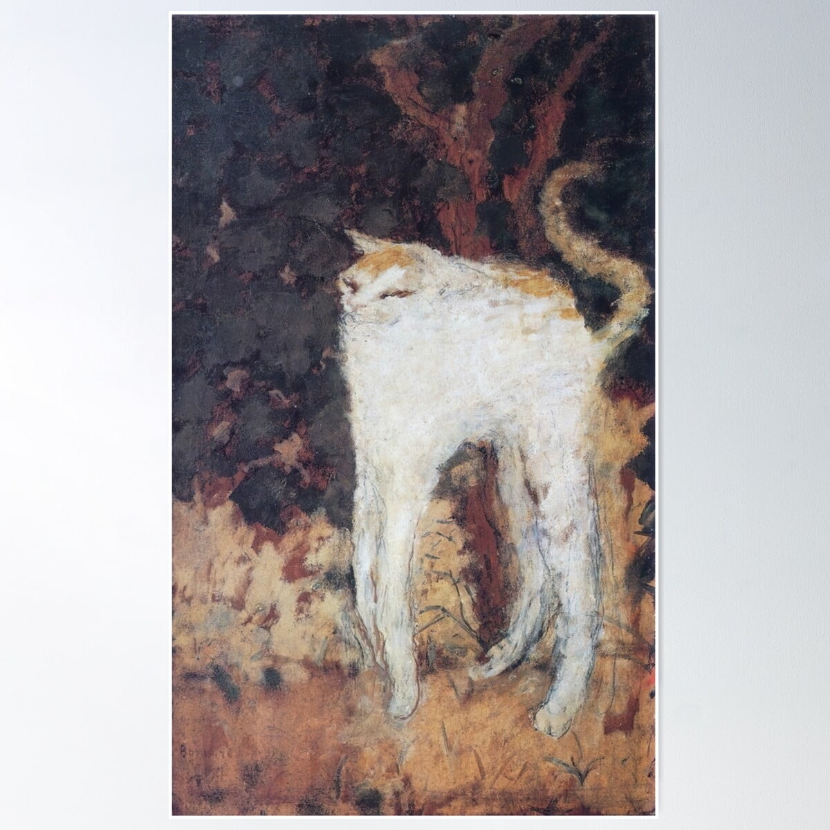 Pierre Bonnard - Le Chat Blanc (The White Cat) 1894 Poster Wall Art ...