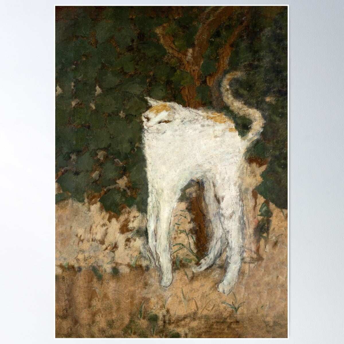 Pierre Bonnard Le Chat Blanc / The White Cat Poster Wall Art, Modern ...