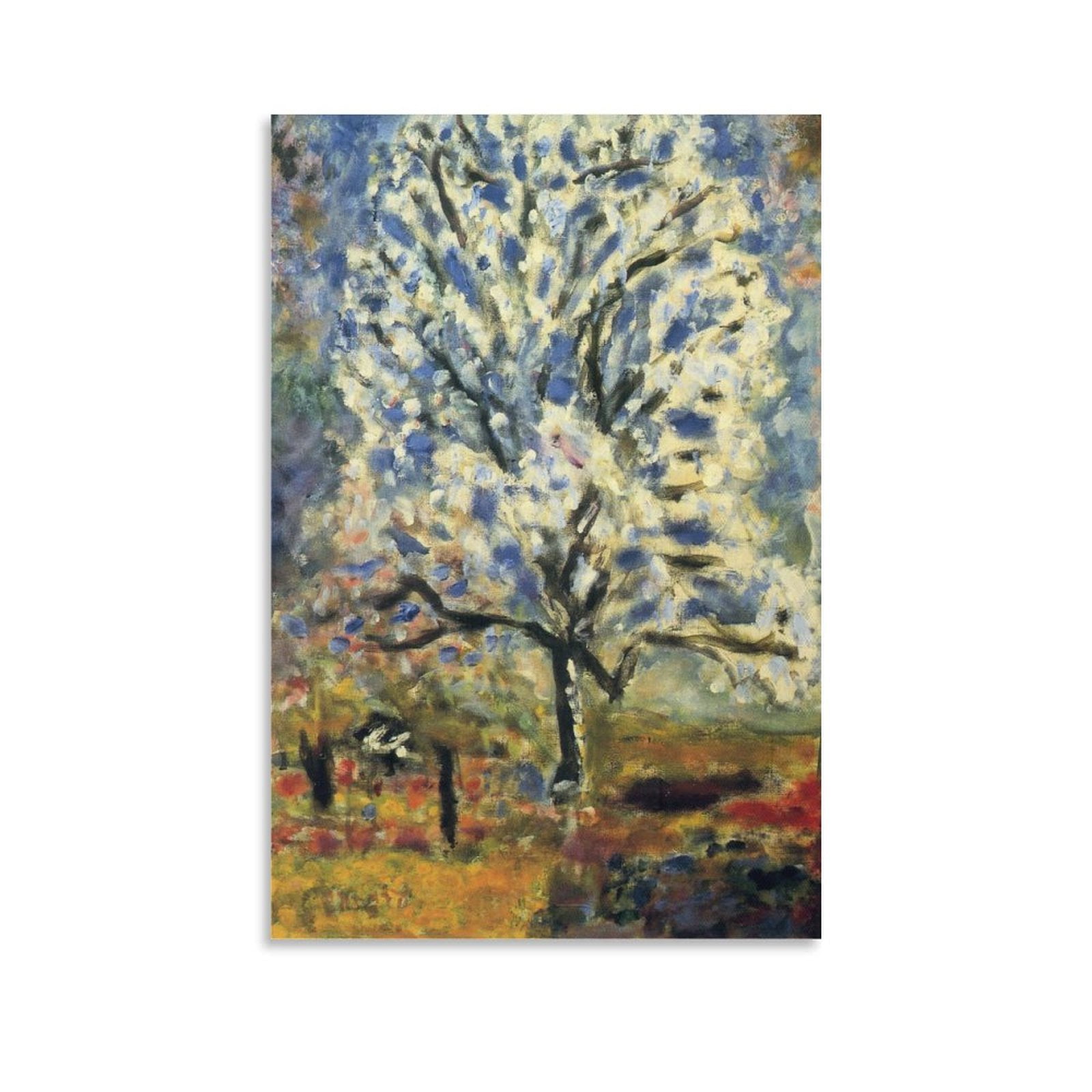 Pierre Bonnard Painting Art Poster Almond Tree in Bloom Poster Canvas ...