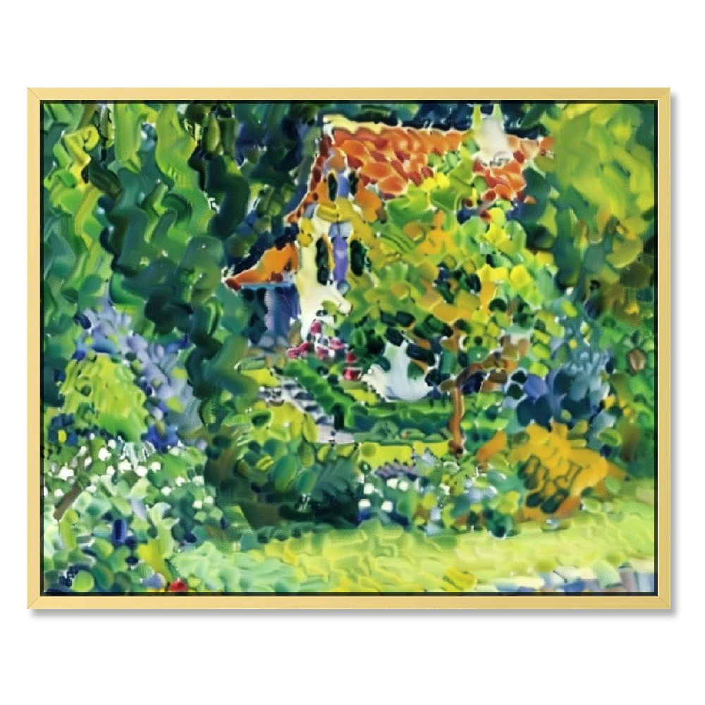Pierre Bonnard - Pink House with Trellis Poster - Landscape Canvas Wall ...
