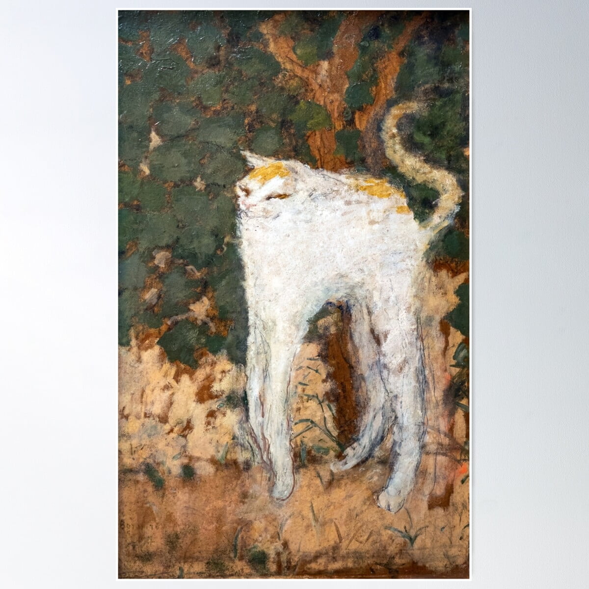 Pierre Bonnard - The White Cat / Le Chat Blanc Poster Wall Art, Modern ...