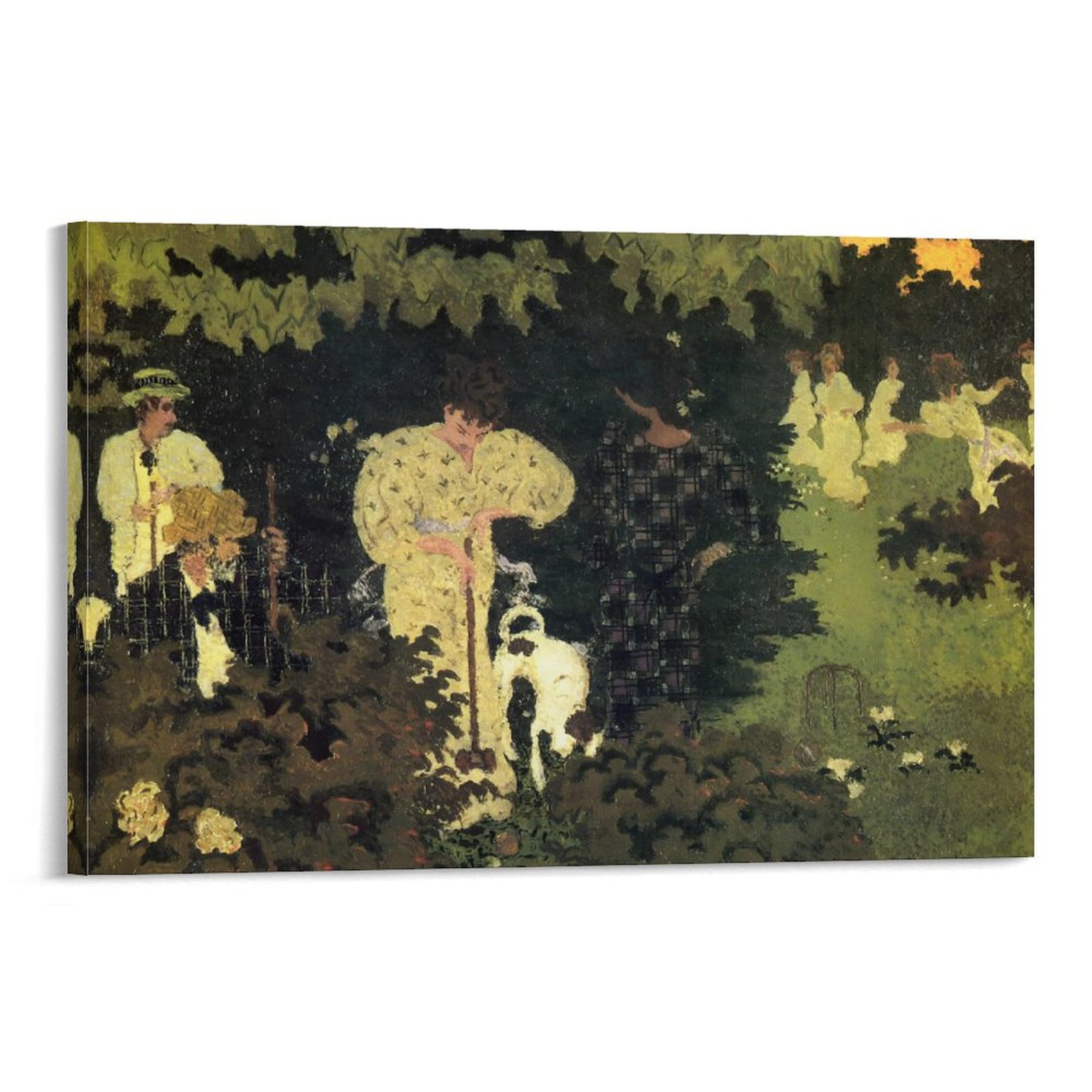 Pierre Bonnard Twilight The Game of Croquet Poster Canvas Art Poster ...