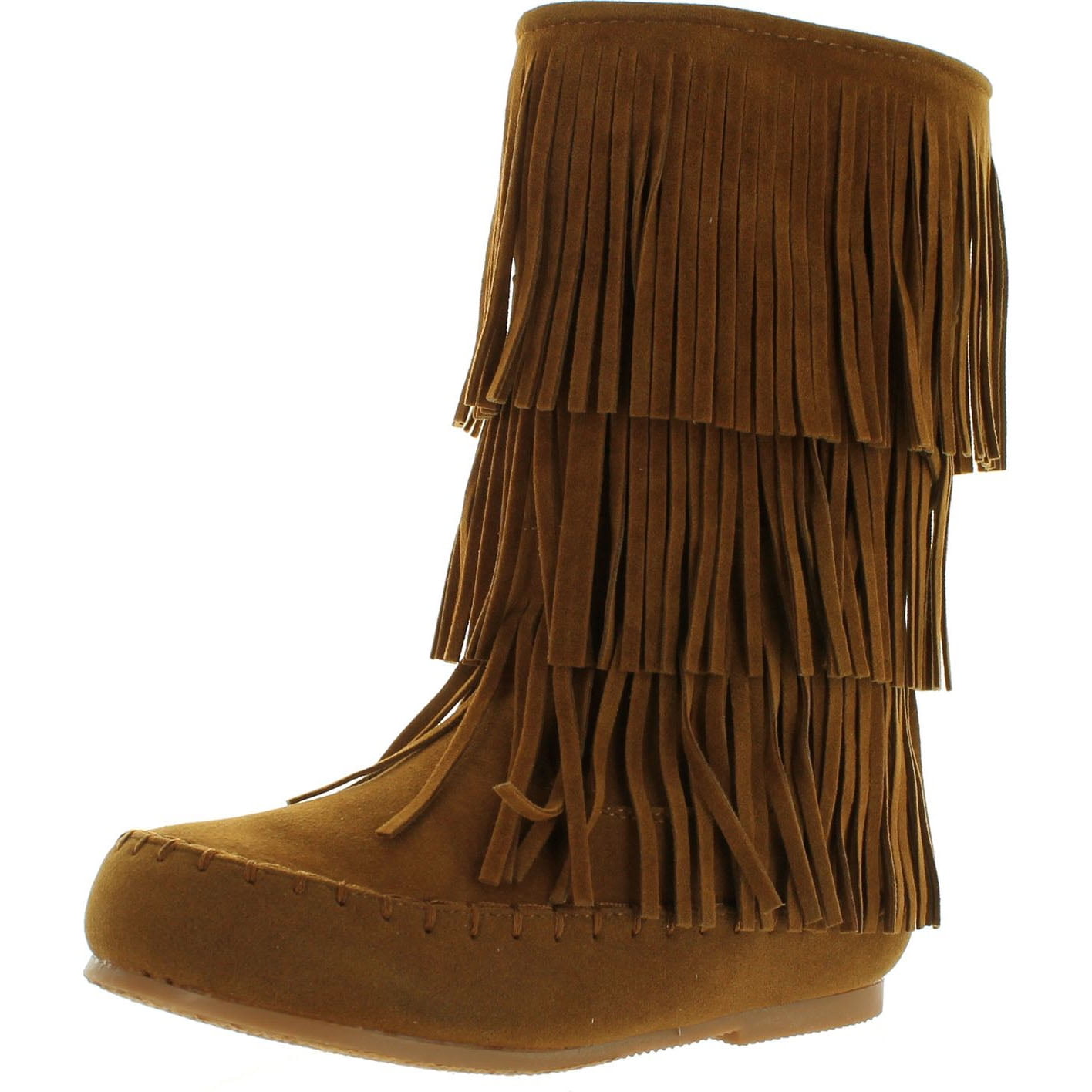 Pierre Dumas Girls Apache-6 Fringe Moccasin Boots - Walmart.com