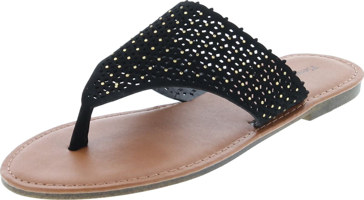 Pierre Dumas Women's Azaria-7 Vegan Leather Perforated Accents Flip ...