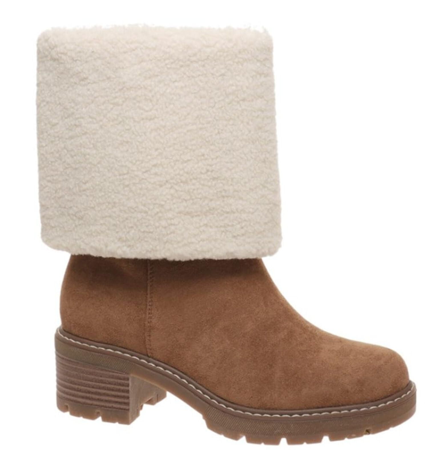 Pierre Dumas Women's Everlee-2 Winter Boots, Mid-Calf Faux Suede, Round ...
