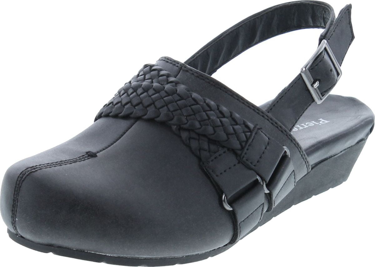 Pierre Dumas Women's Lexy-3 Vegan Leather Braided Accents Adjustable ...