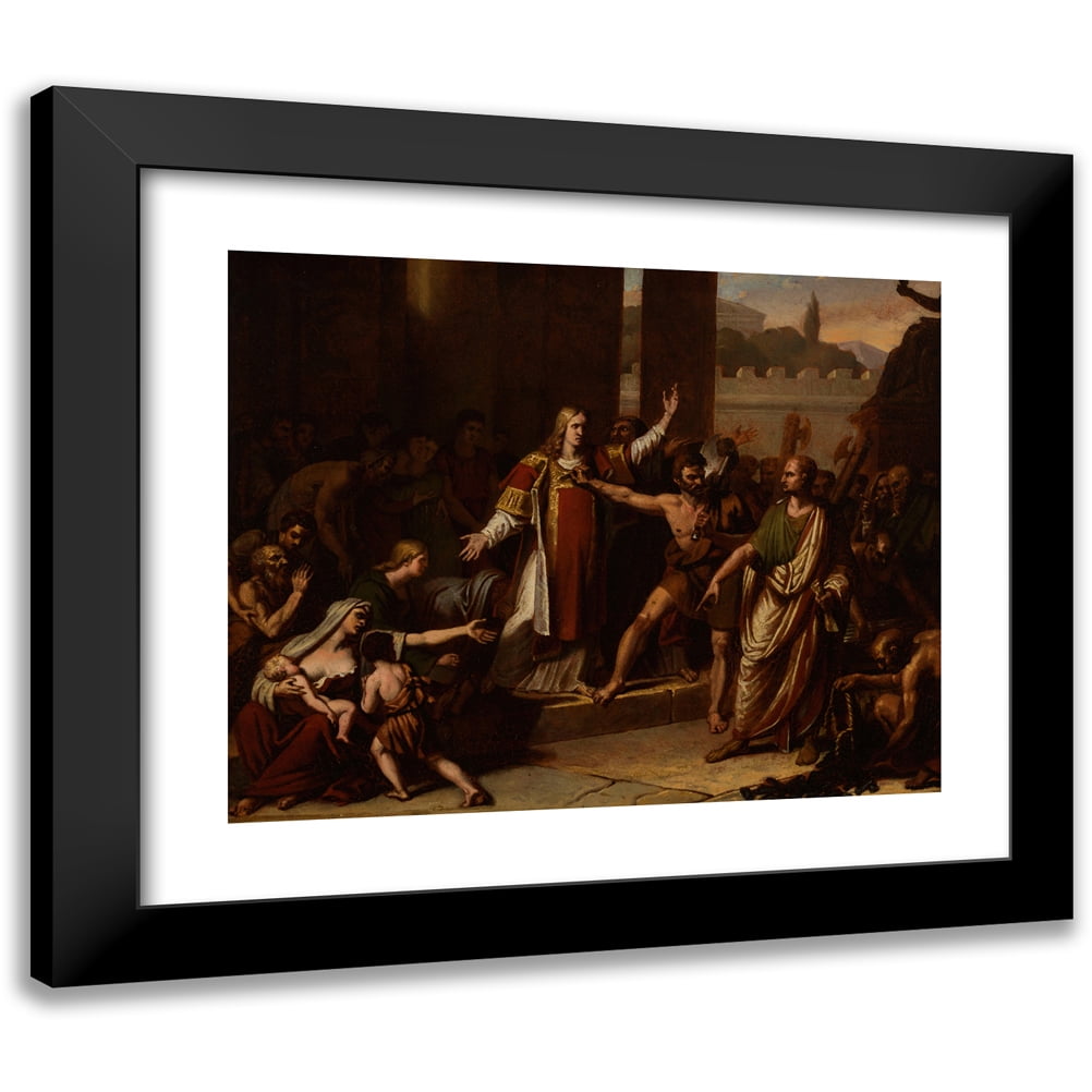 Pierre-Félix Trézel 14x12 Black Modern Framed Museum Art Print Titled ...