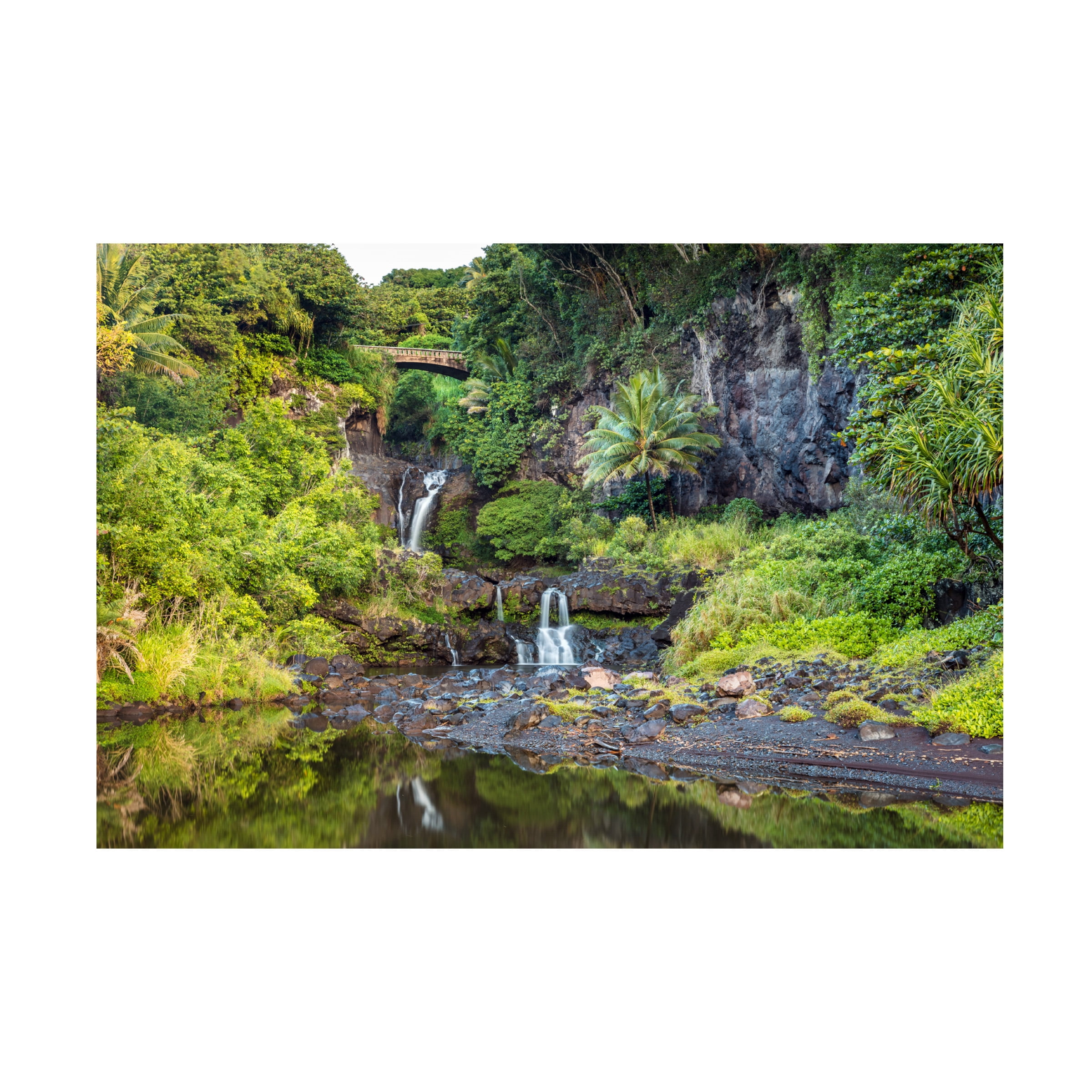 Pierre Leclerc Photography 'Oheo Gulch Pools on Maui' Canvas Art ...