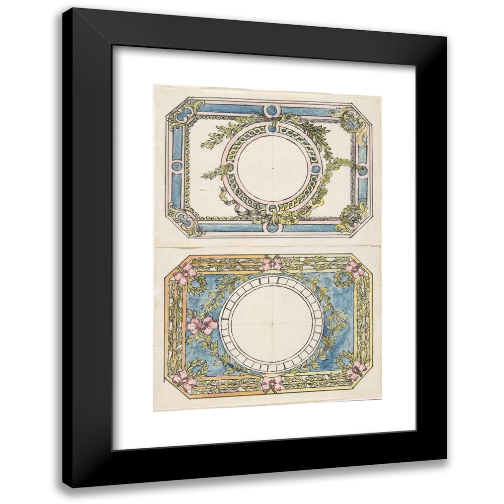 Pierre Moreau 11x14 Black Modern Framed Museum Art Print Titled - Two ...