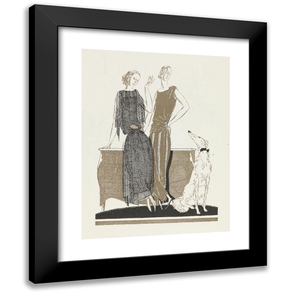 Pierre Morgue 15x18 Black Modern Framed Museum Art Print Titled - Two ...