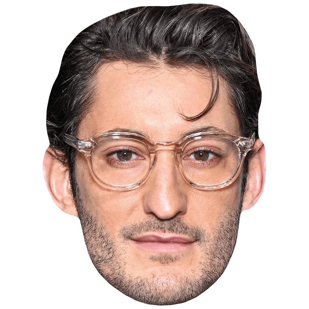 Pierre Niney (Glasses) Big Head. Larger than life mask. - Walmart.com