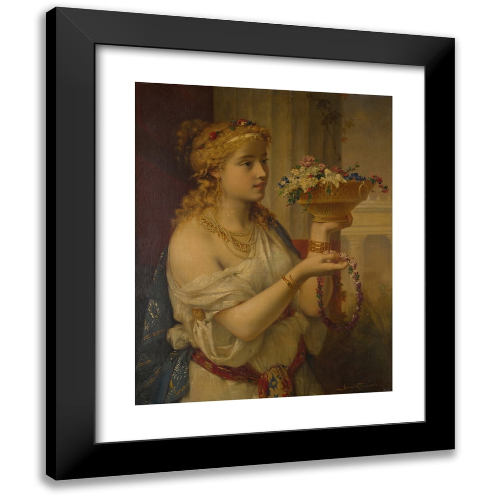 Pierre Olivier Joseph Coomans 12x14 Black Modern Framed Museum Art ...