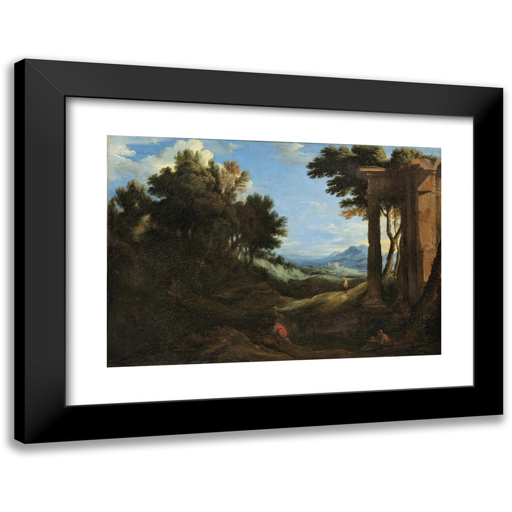 Pierre Patel the elder 18x14 Black Modern Framed Museum Art Print ...