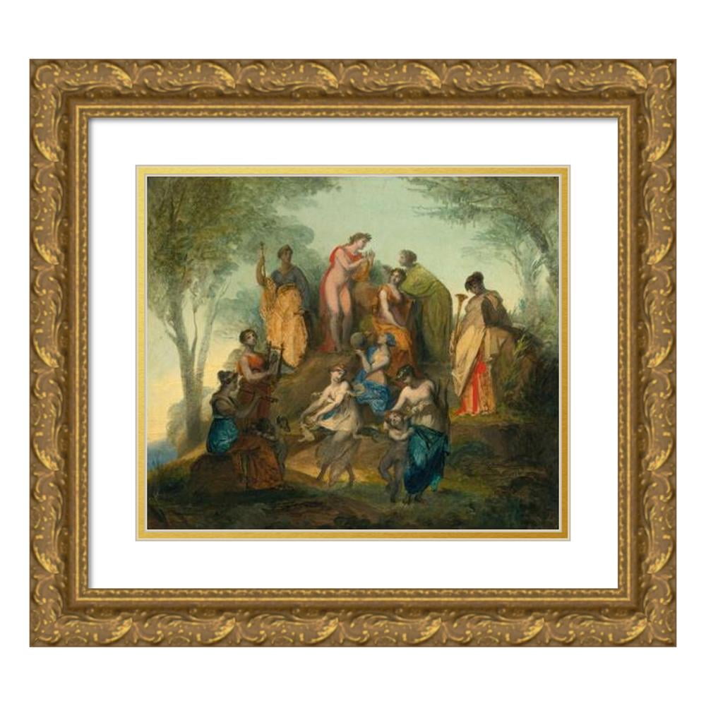 Pierre-Paul Prud'hon 17x15 Gold Ornate Wood Frame and Double Matted ...