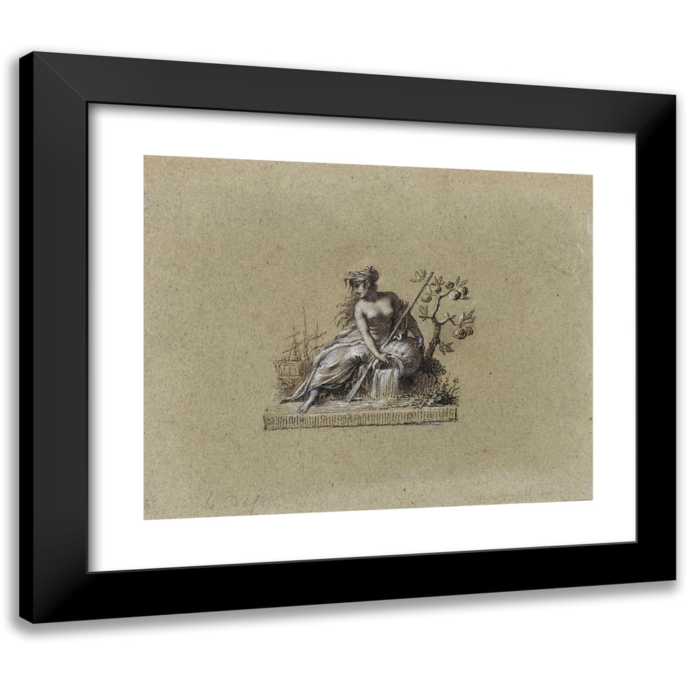 Pierre-Paul Prud'hon 18x15 Black Modern Framed Museum Art Print Titled ...