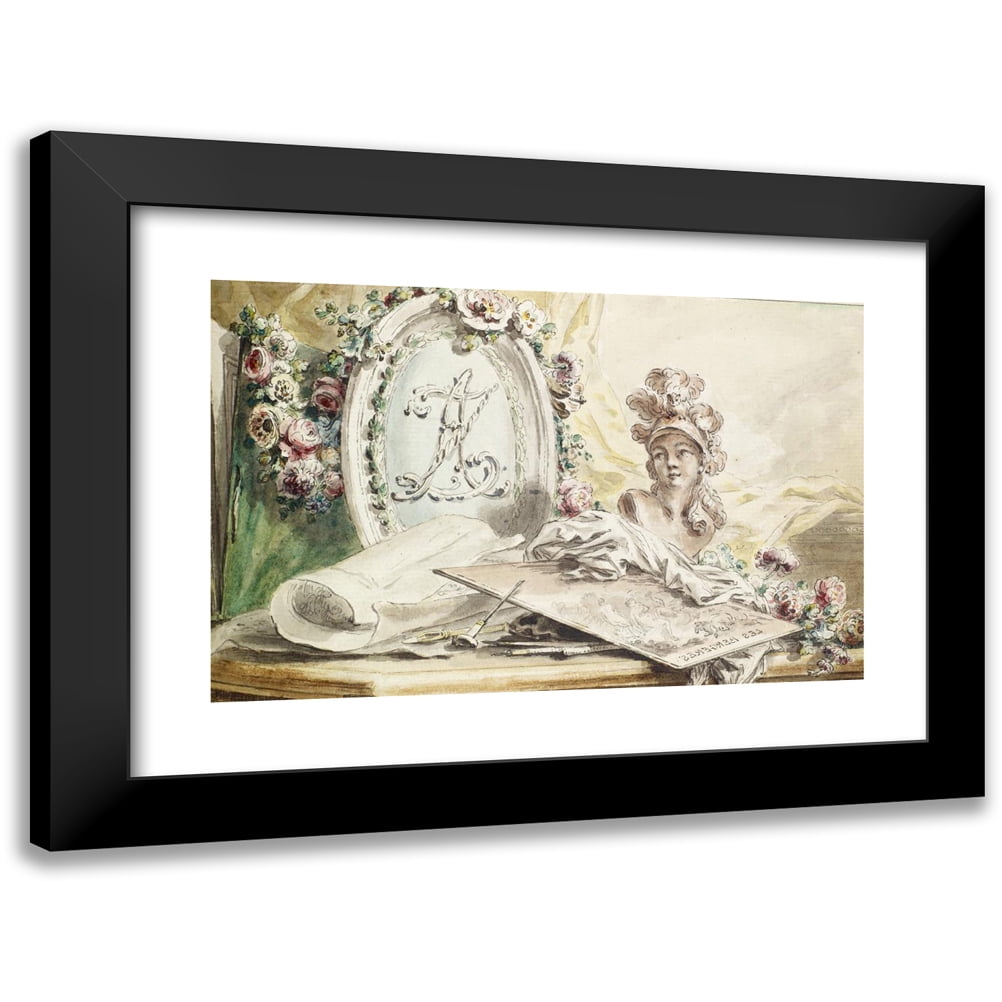 Pierre-Philippe Choffard 24x17 Black Modern Framed Museum Art Print ...