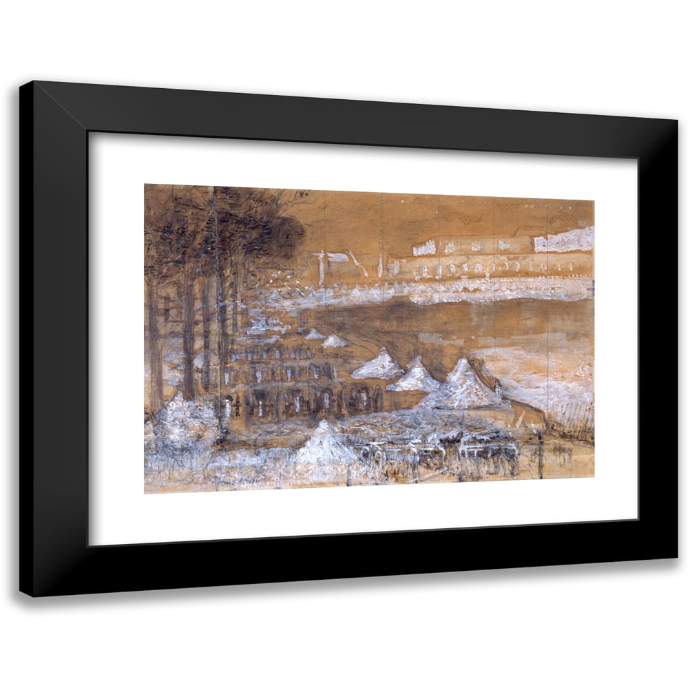 Pierre Puvis de Chavannes 24x18 Black Modern Framed Museum Art Print ...
