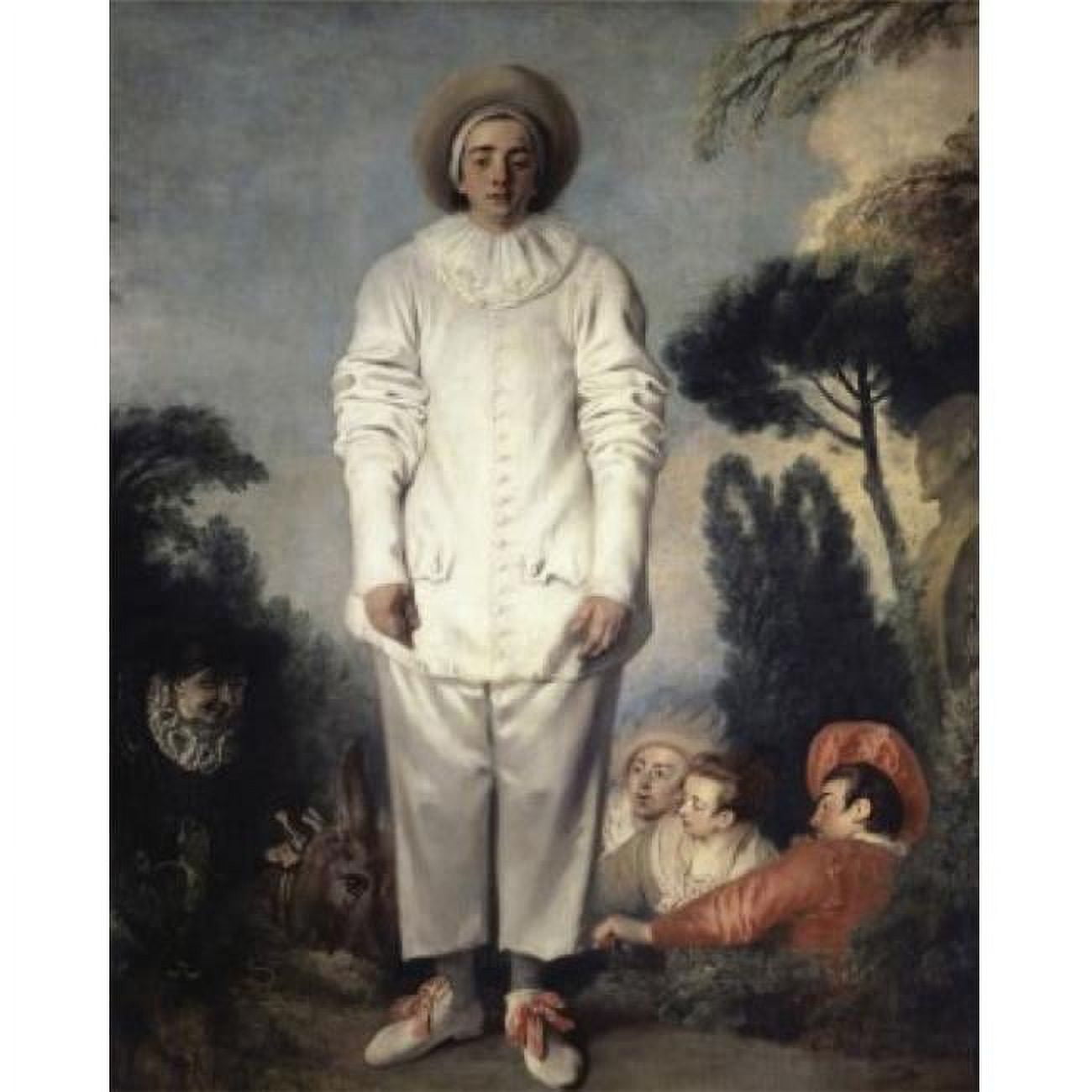 Pierrot Also Known As Gilles - Le Gilles Ou Pierrot 18th C. Jean ...