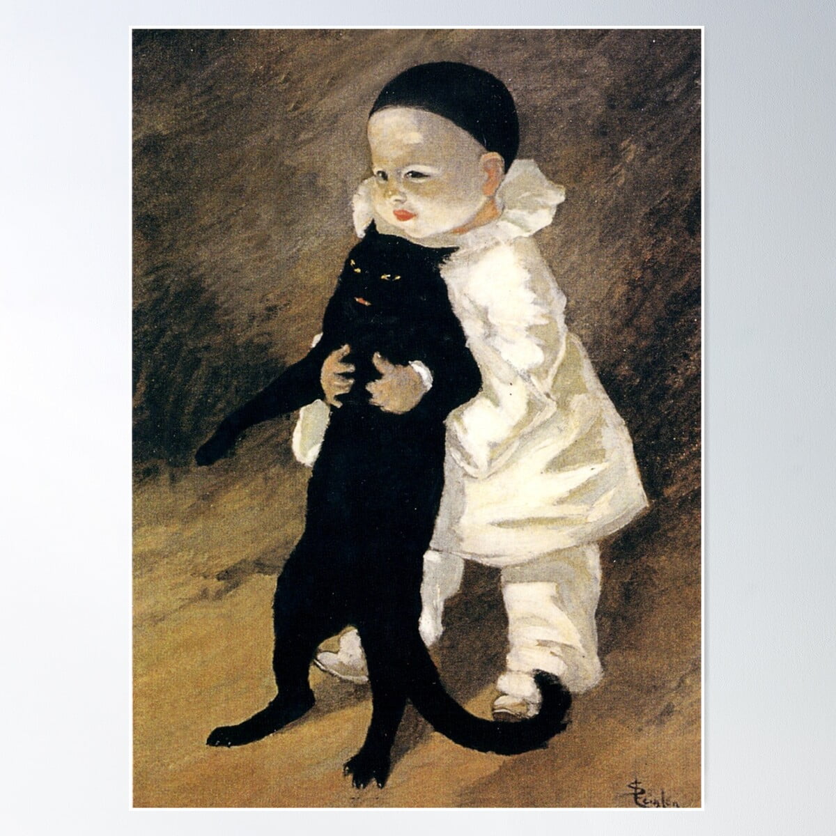 Pierrot Et Le Chat (Pierrot And Cat) _Théophile Alexandre Steinlen ...