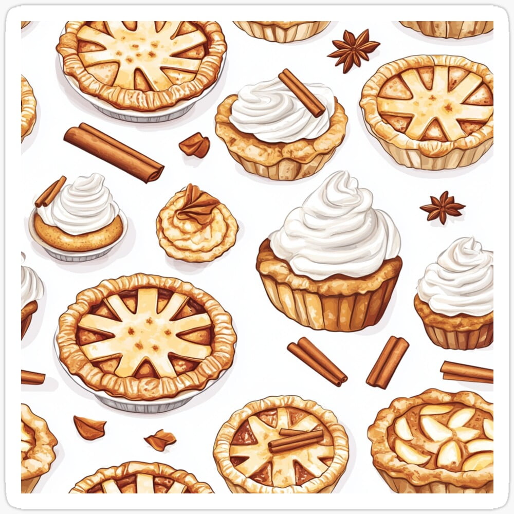Pies And Cakes: A Gourmet Tradition Sticker Kir-2149 - Walmart.com