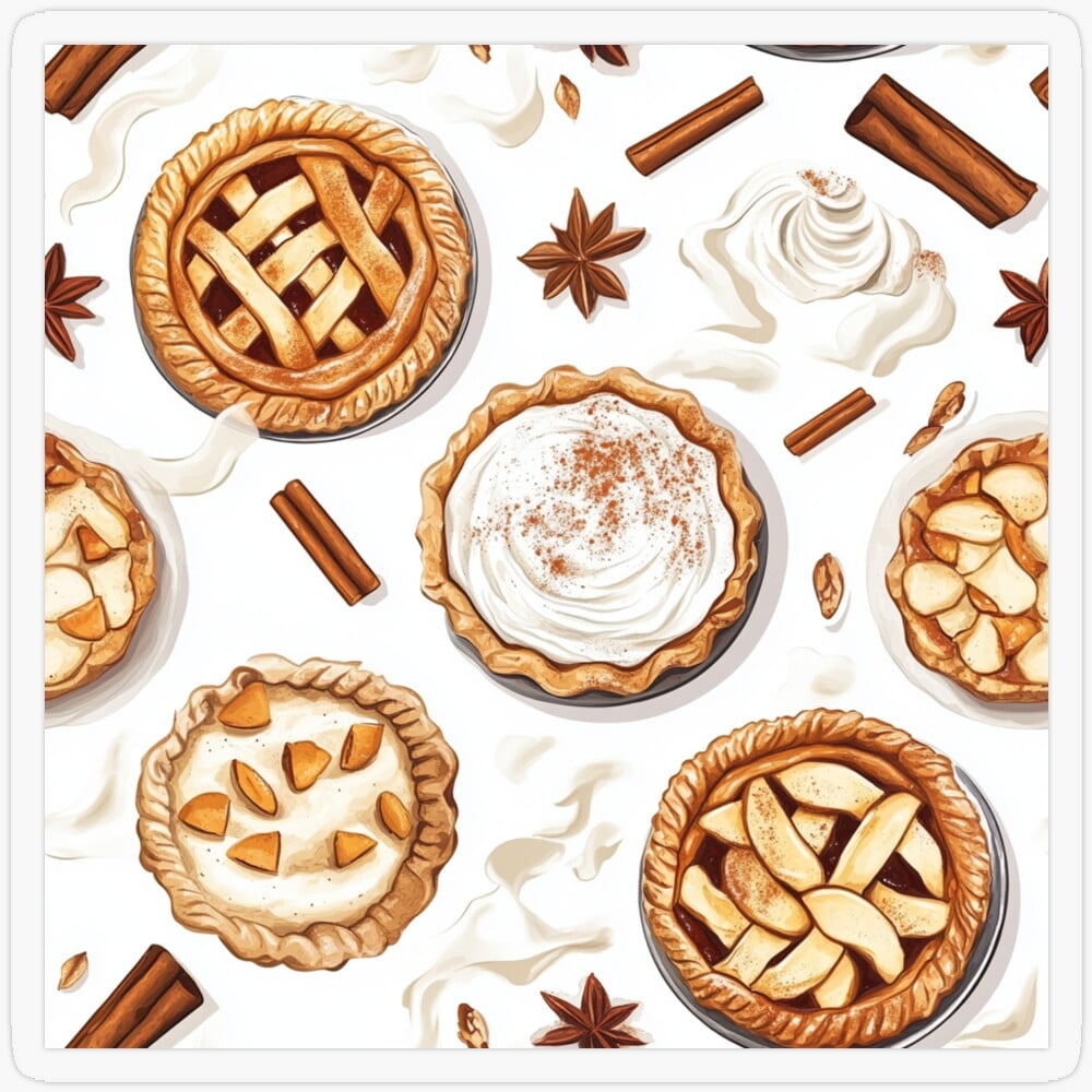 Pies And Cakes: A Gourmet Tradition Sticker Kir-2169 - Walmart.com