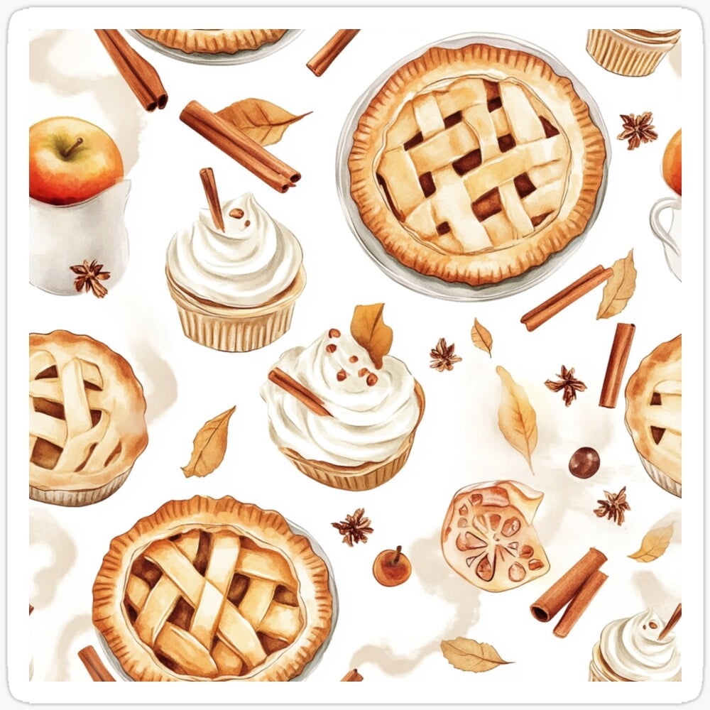 Pies And Cakes: A Gourmet Tradition Sticker Kir-2182 - Walmart.com