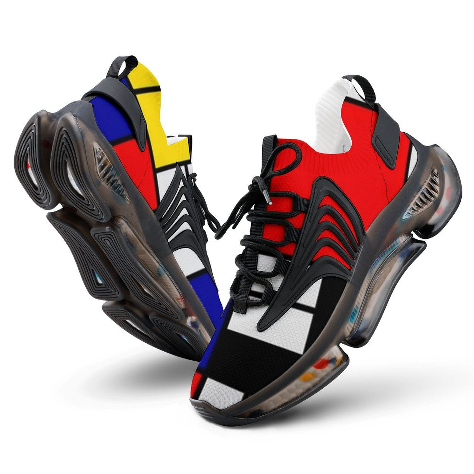 Piet Mondrian Abstract Art Walking Shoes for Men Woman Lightweight ...