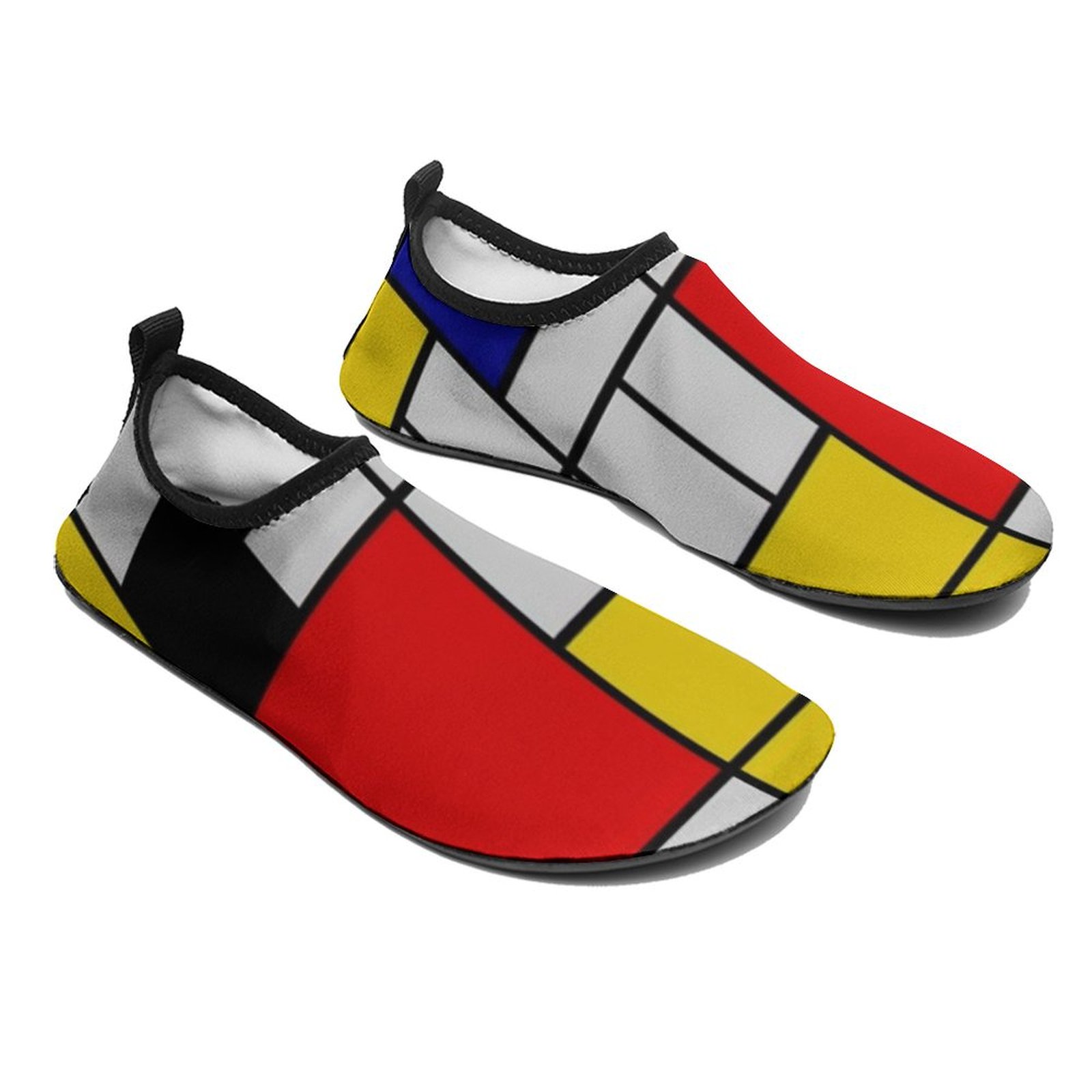 Piet Mondrian Abstract Art Water Shoes Beach Slip-on Shoes for Men ...
