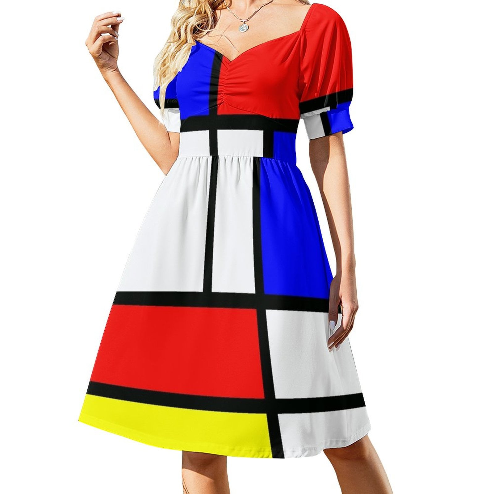 Piet Mondrian "Composition 2" | Color Block with Red Yellow and Blue ...